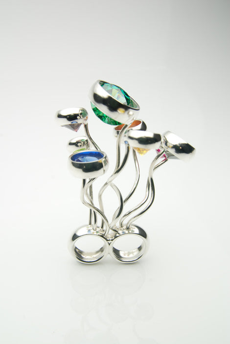 Sculptural Laus Ring by Orr